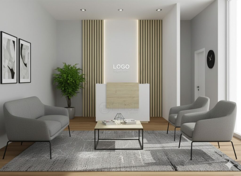Aim Small Reception Desk - Office Furniture Shop